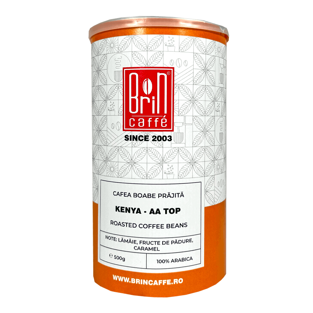 Cafea boabe Kenya AA Top - 500g, Brin Caffé - eMAG.ro