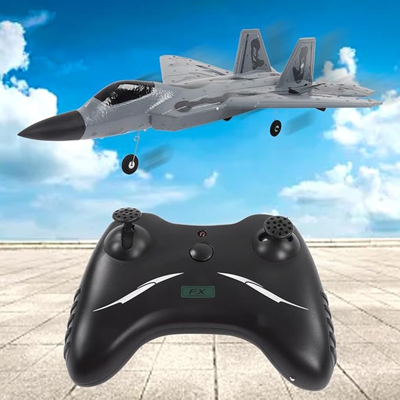 Avion cu telecomanda, Model F-22 Raptor, 38x29cm, USB, 2,4 GHz, +14ani ...