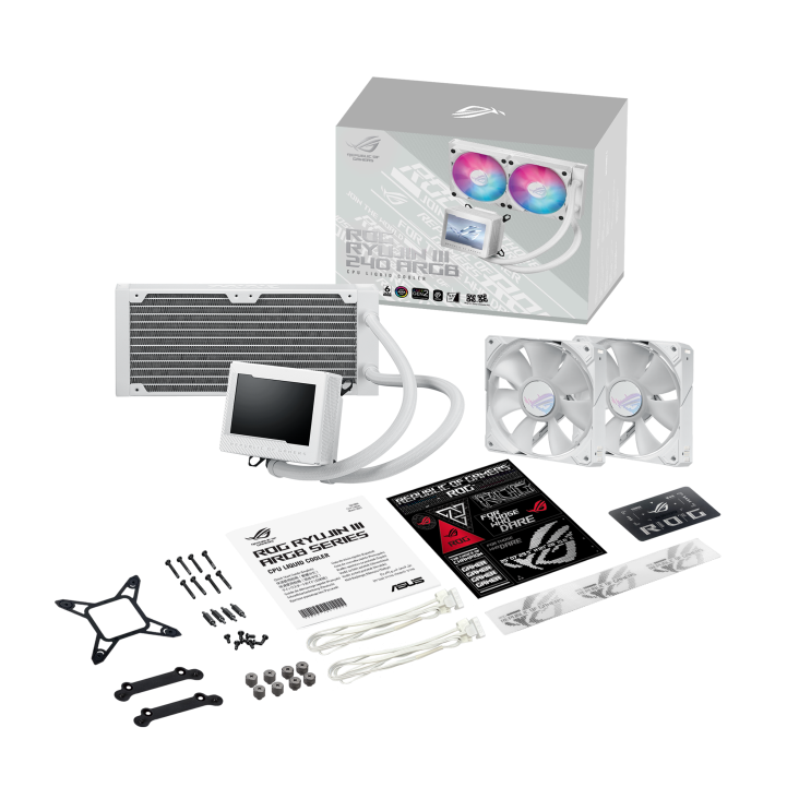 ASUS ROG RYUJIN III 240 - ARGB WHT, processzor hűtő, Vízhűtés - eMAG.hu