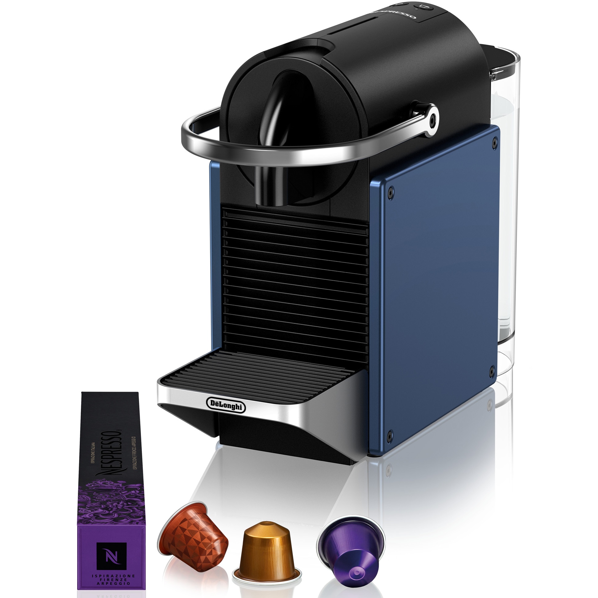 Еспресо машина Nespresso De'Longhi Pixie EN127.BL PIXIE, 0132193844, 19 бара, Бързо загряване 25 ...