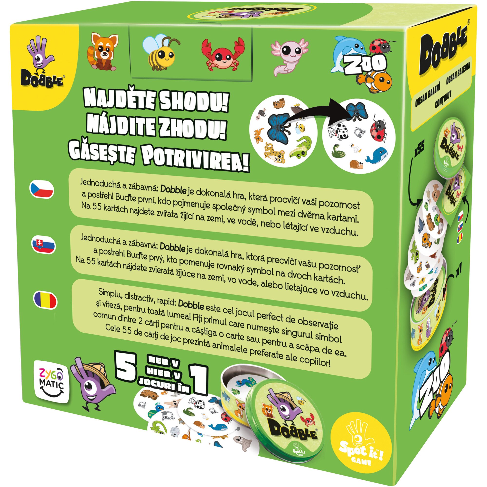 Joc Dobble - Zoo - eMAG.ro