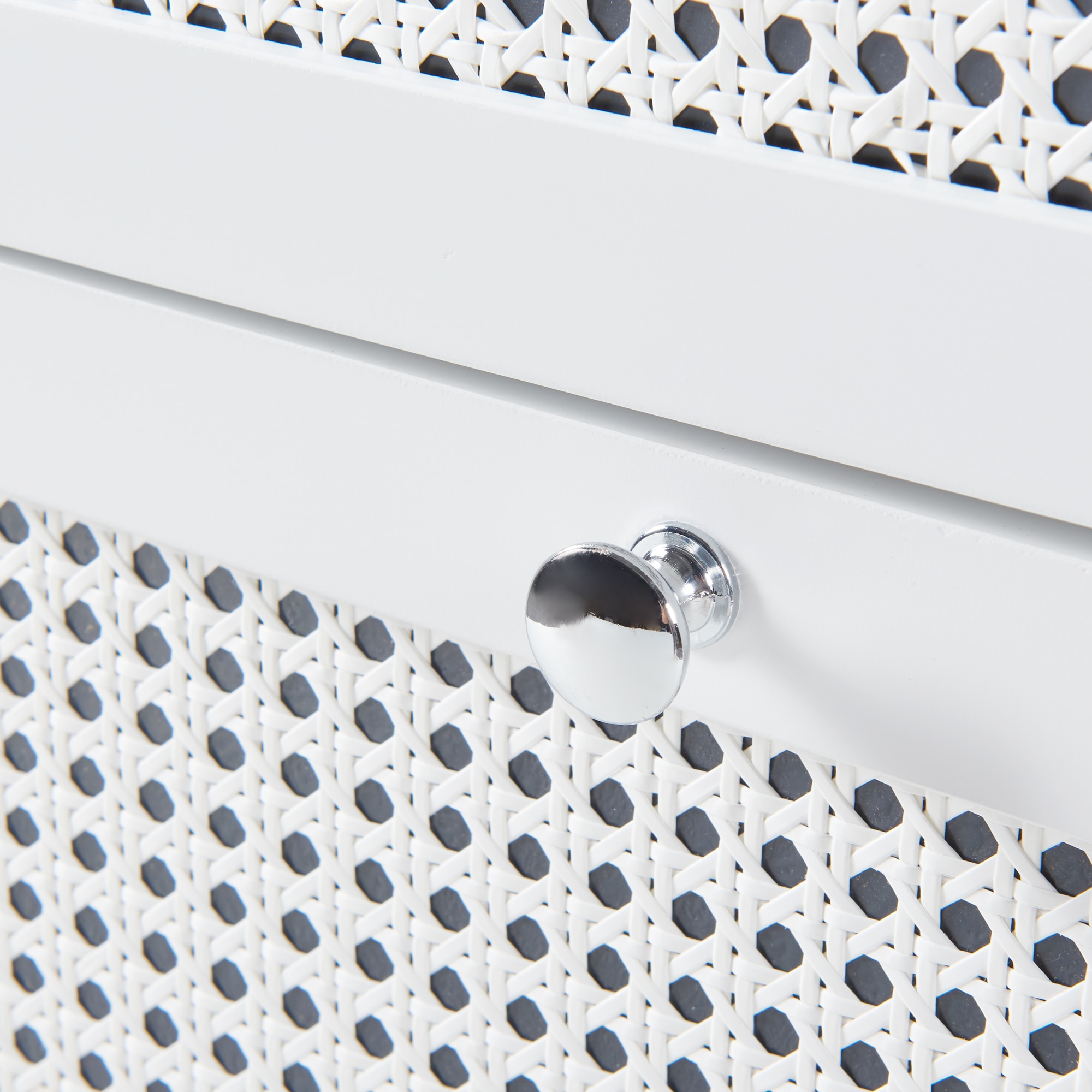 Dulap, en.casa, PXHF-0010 Karlsøy, 90 x 38 x 40 cm, mdf, pvc, alb, cu ...