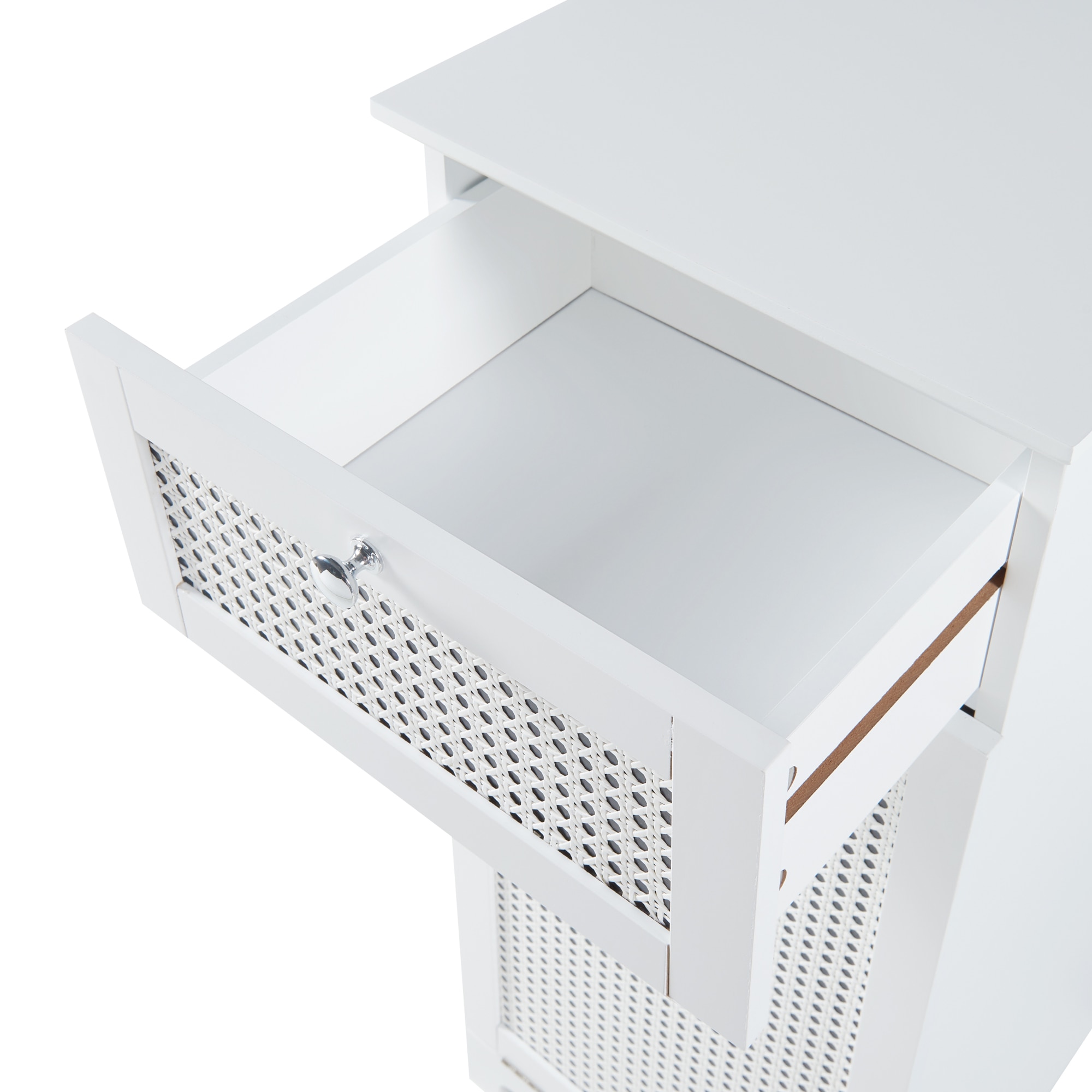 Dulap, en.casa, PXHF-0010 Karlsøy, 90 x 38 x 40 cm, mdf, pvc, alb, cu ...