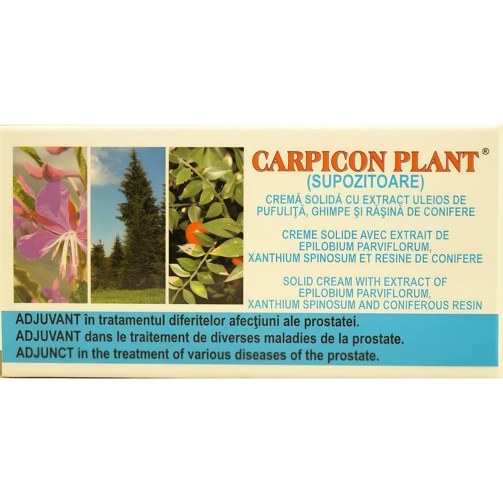 Supozitoare Carpicon Plant, adjuvant in tratamentul afectiunilor renale ...