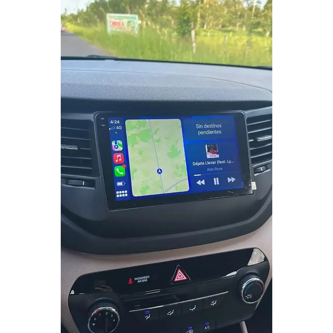 Навигация Hyundai Tucson 2015-2018 2K с android система 4+64GB carplay ...