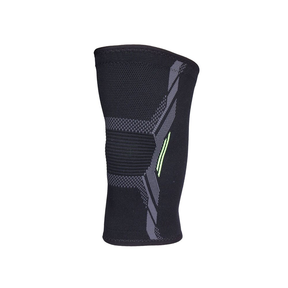 Genunchiera elastica Merco KN02, marimea XXL, negru-verde - eMAG.ro