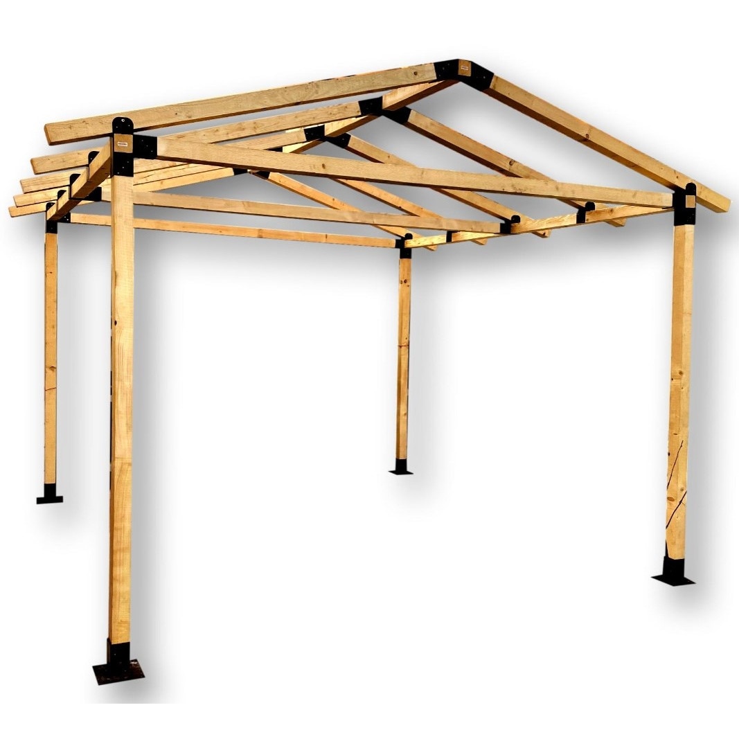 Conector grinda acoperis pergola 80x80 mm - eMAG.ro