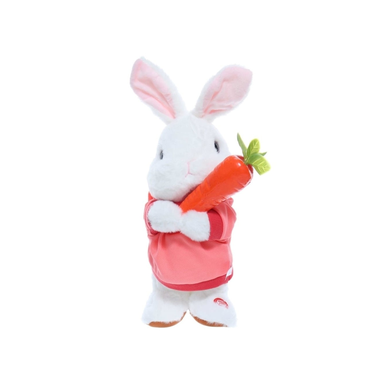 Iepuras Interactiv din plus cu morcov, dansator, repetare vocala ...