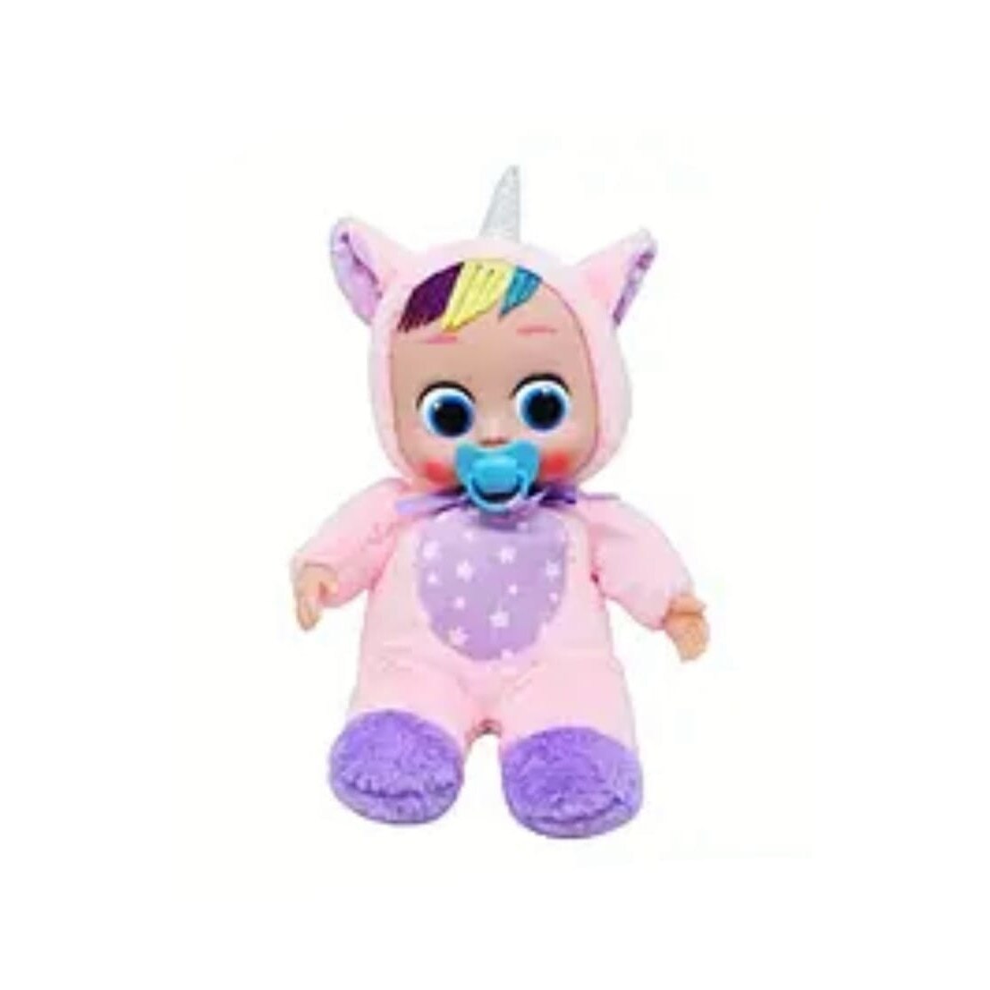 Papusa Bebelus Interactiv, tip Baby Cry, Animalut, plange, roz, 30 cm ...