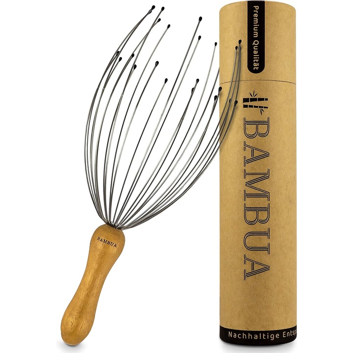 Set 7 piese scarpinator pentru spate si aparat pentru masajul capului ...