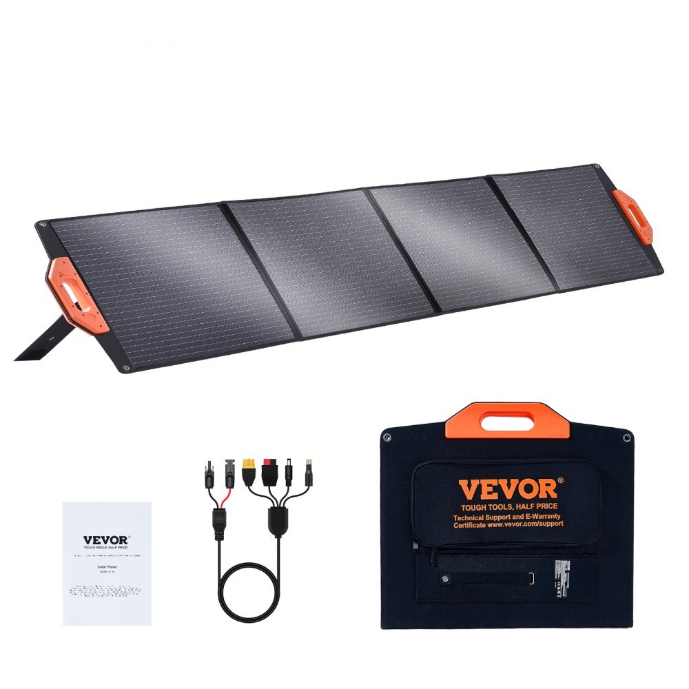 Panou Solar Monocristalin, Portabil, Pliabil, 200W, 18V, 53 x 24 cm ...