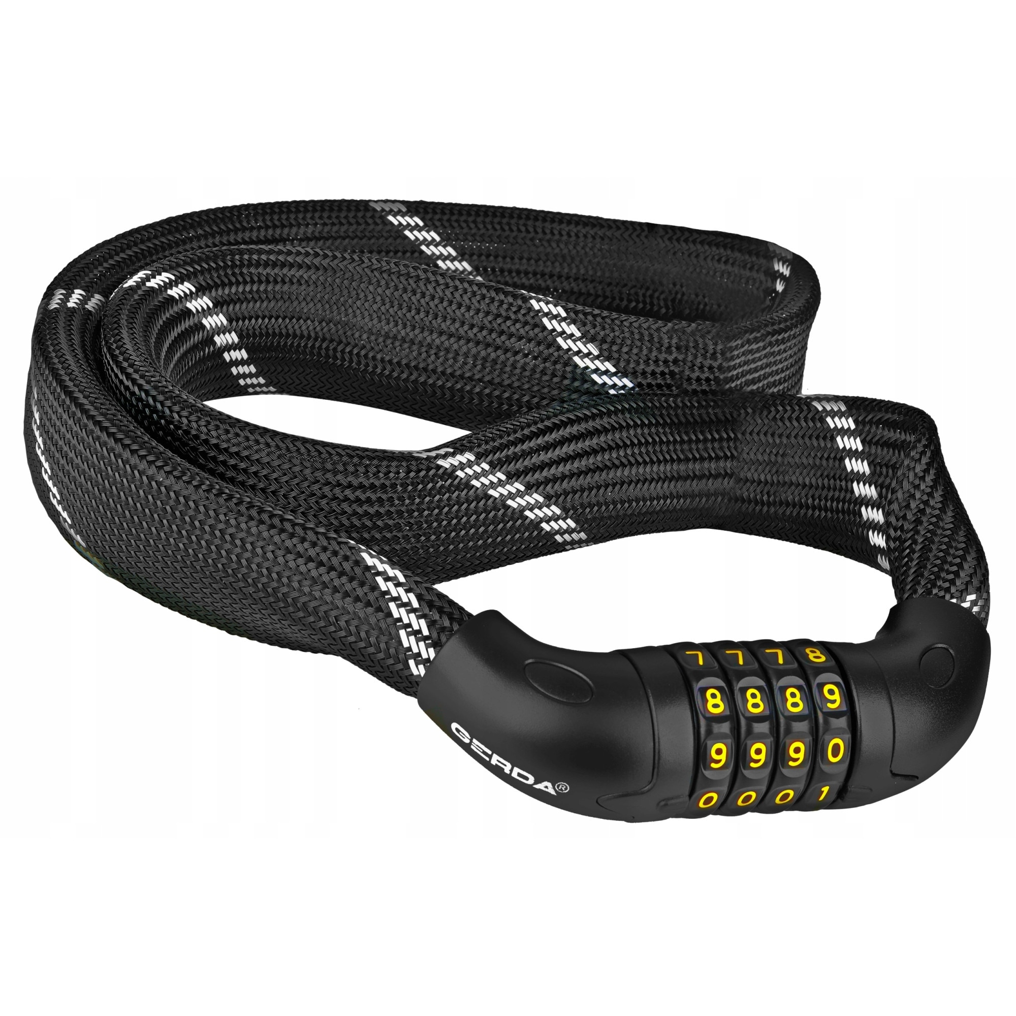 Ключалка за велосипед, Gerda, Contra Line Combo 900/6C, Верига, С Цифра ...