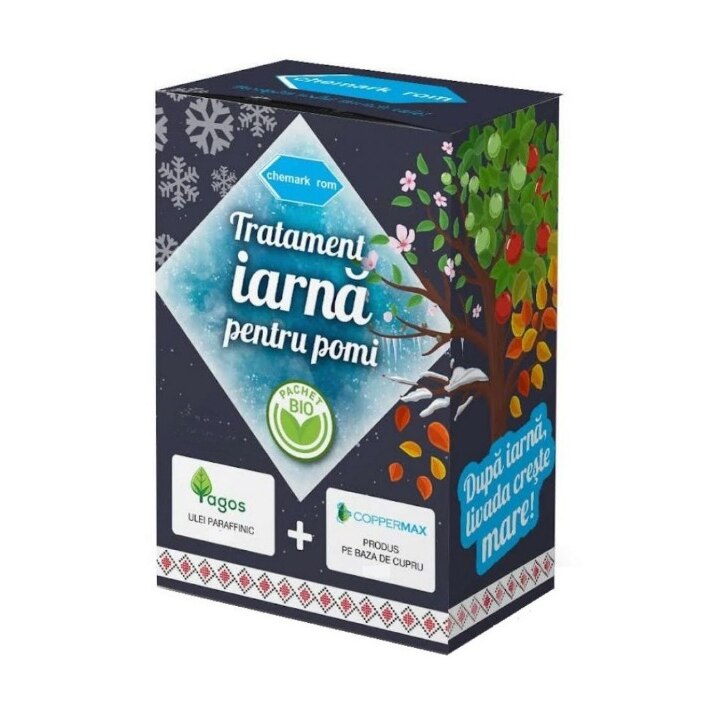 Pachet tratament de iarna si primavara, pentru pomi, contine ...