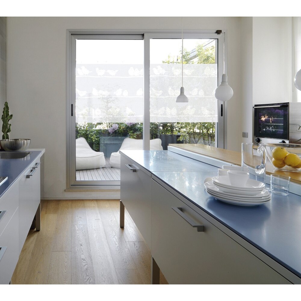 Autocolant geam d-c-fix Filippa, static, efect geam sablat, tip bordura ...