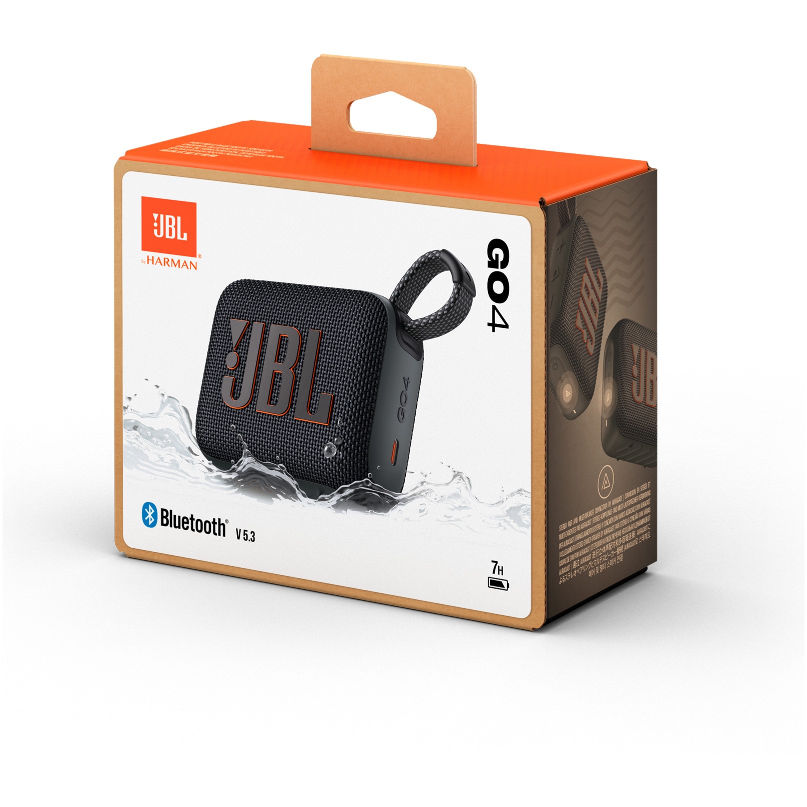 Boxa portabila JBL Go 4, IP67, Bluetooth, Auracast, Negru - eMAG.ro