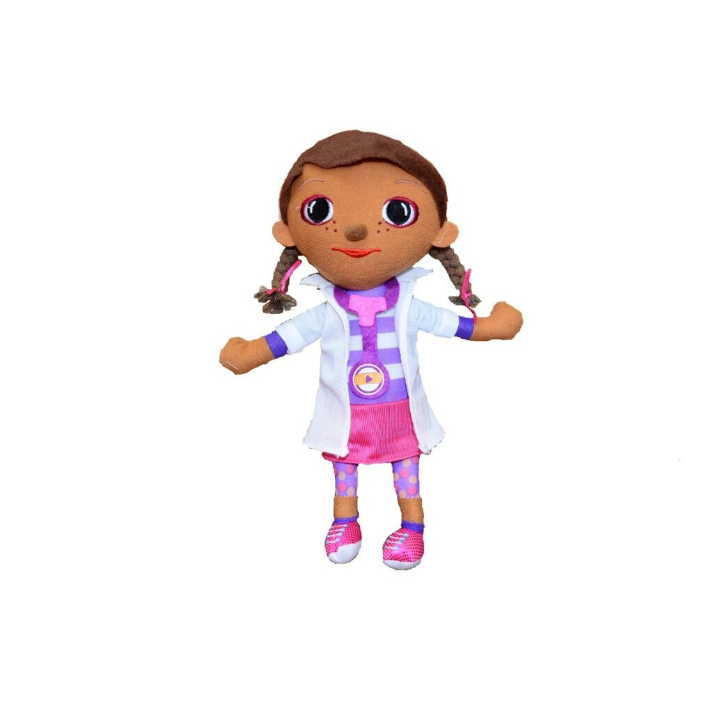 Ghiozdan gradinita copii, din plus, cu jucarie detasabila doctorita ...