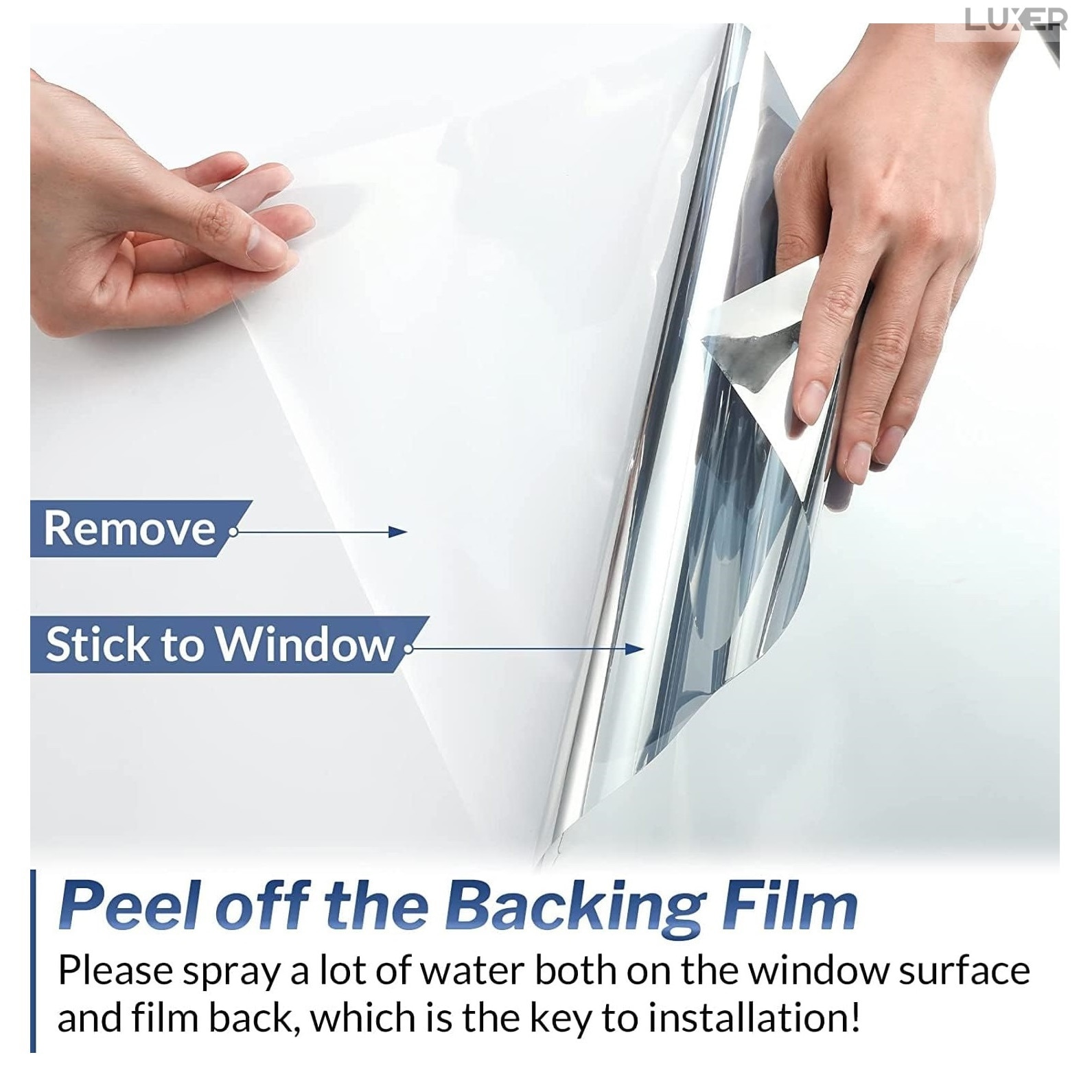 Folie Autoadeziva Pentru Geam Cu Protectie Solara UV si Efect de ...