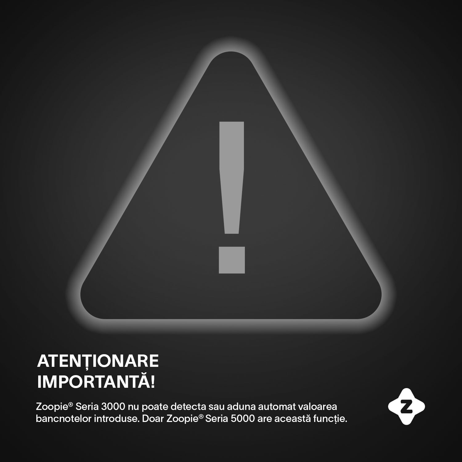 Masina de numarat bani, Zoopie®, Detectare bancnote prin IR, UV, MG ...