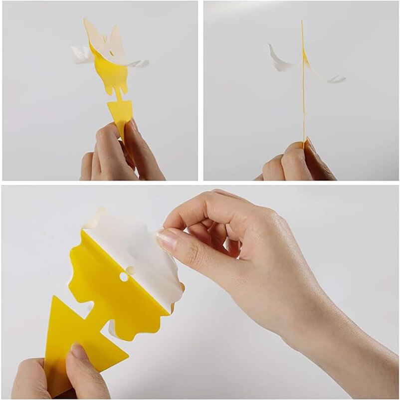 Set 24 Capcane Adezive pentru Insecte, Non-toxice, Galben - eMAG.ro