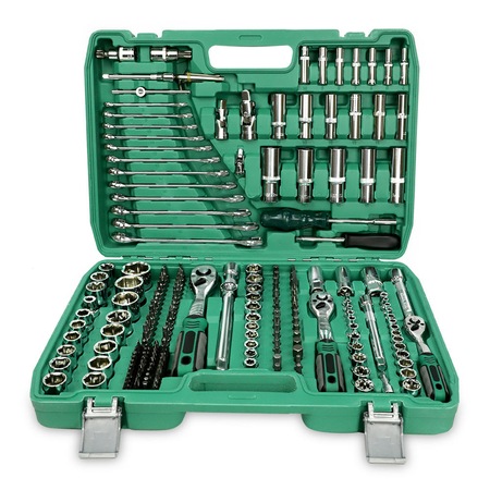 Trusa Chei Tubulare CR-V si Clicket 216 Piese Cutie Verde - eMAG.ro