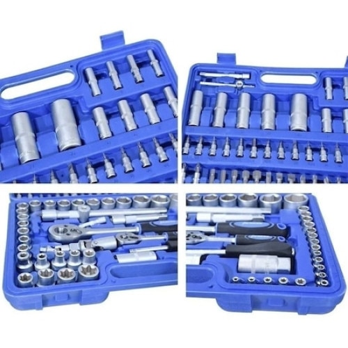 Trusa de scule profesionala, 108 piese, Chrome vanadiu, Tubulare - eMAG.ro