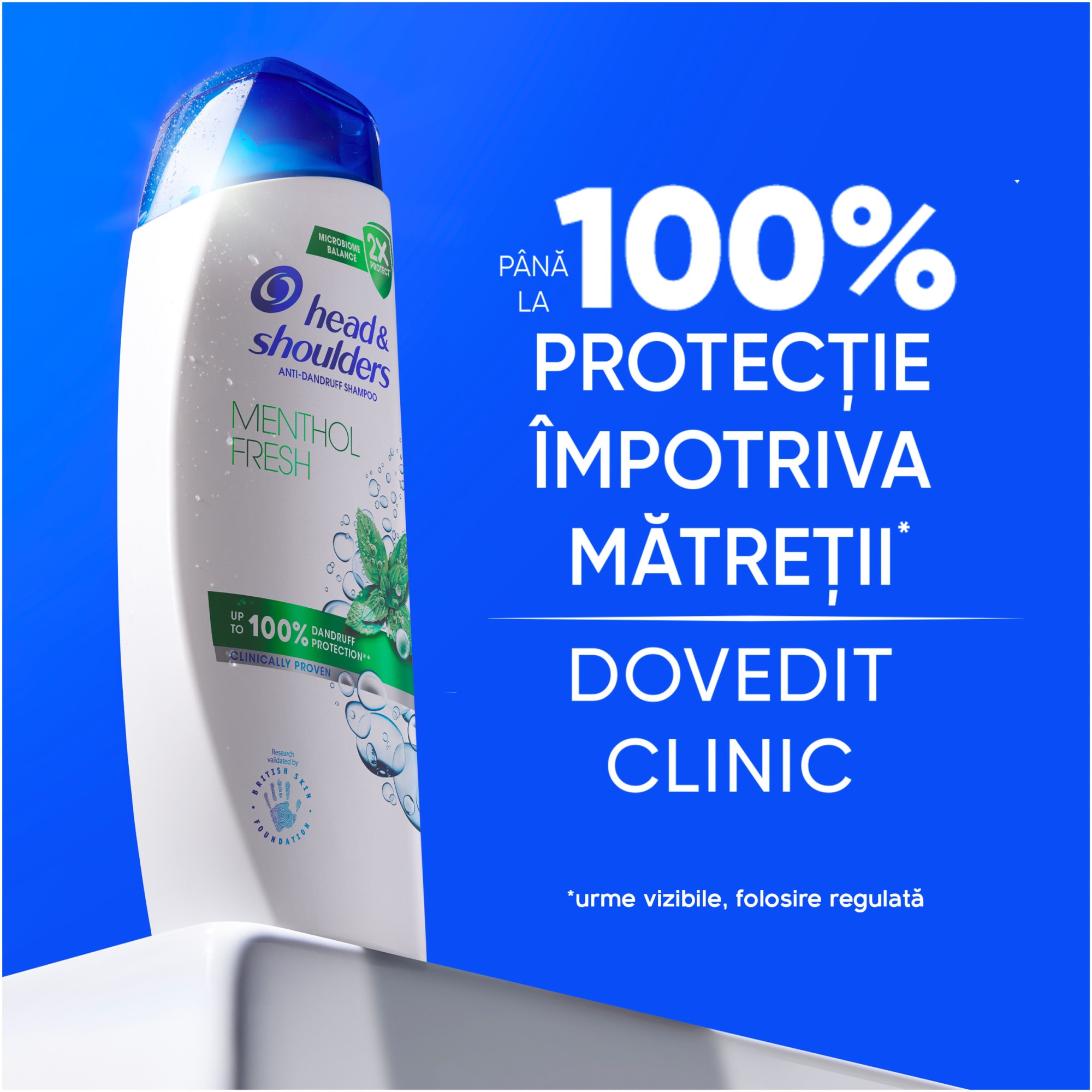 Sampon anti-matreata Head & Shoulders Menthol Fresh pentru orice tip de ...