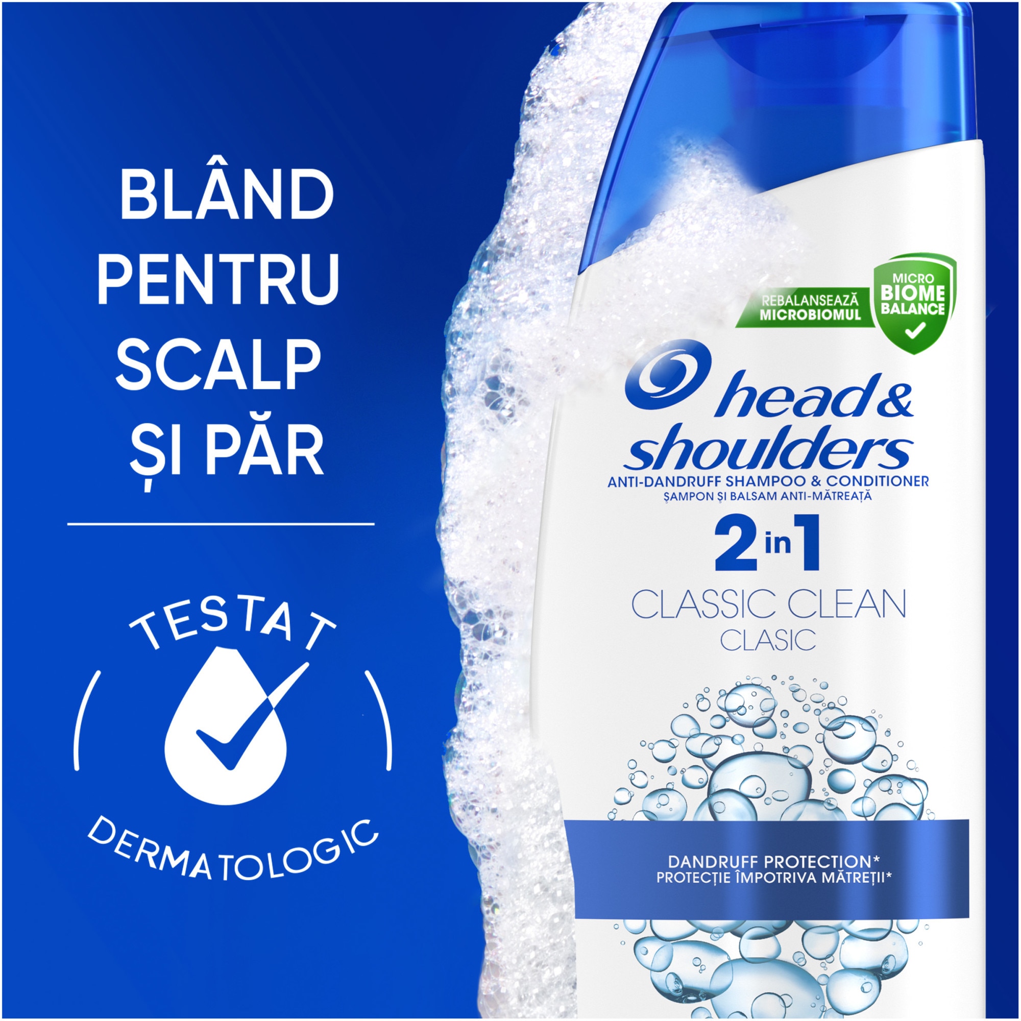 Sampon anti-matreata Head & Shoulders Classic Clean 2-in-1 pentru par ...
