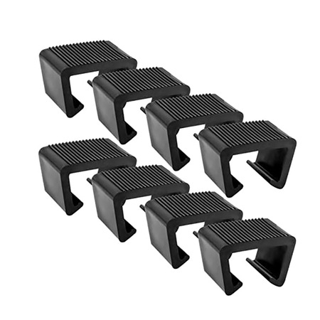 Set 8 elemente fixare mobilier din ratan, BOMSTOM, 5.25 cm, Negru - eMAG.ro