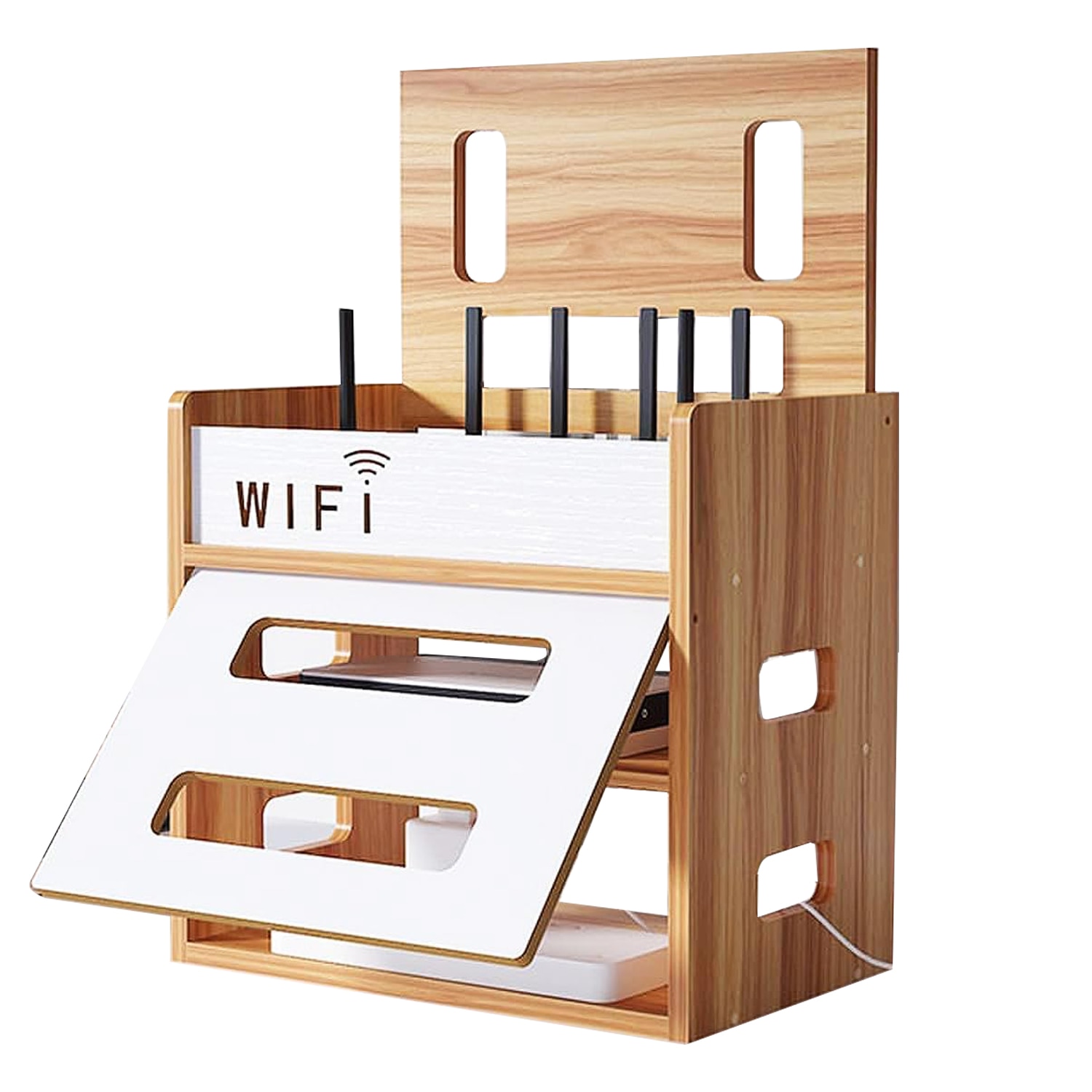 Raft Suport Router Wireless, BYONDSELF®, pentru Mascare Fire si ...