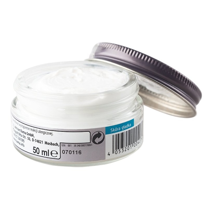 Crema pentru pantofi 50 ml alba Bama - eMAG.ro