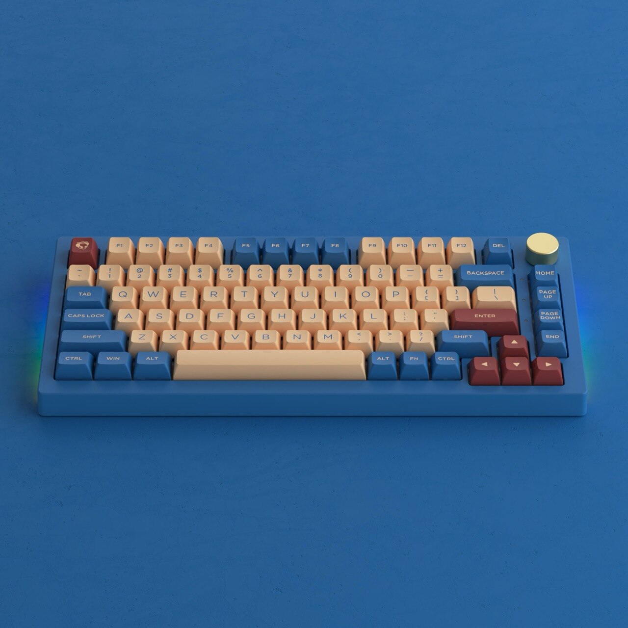 Kit taste gaming Akko Palace Keycaps Set PBT OSA, set complet 187 taste ...
