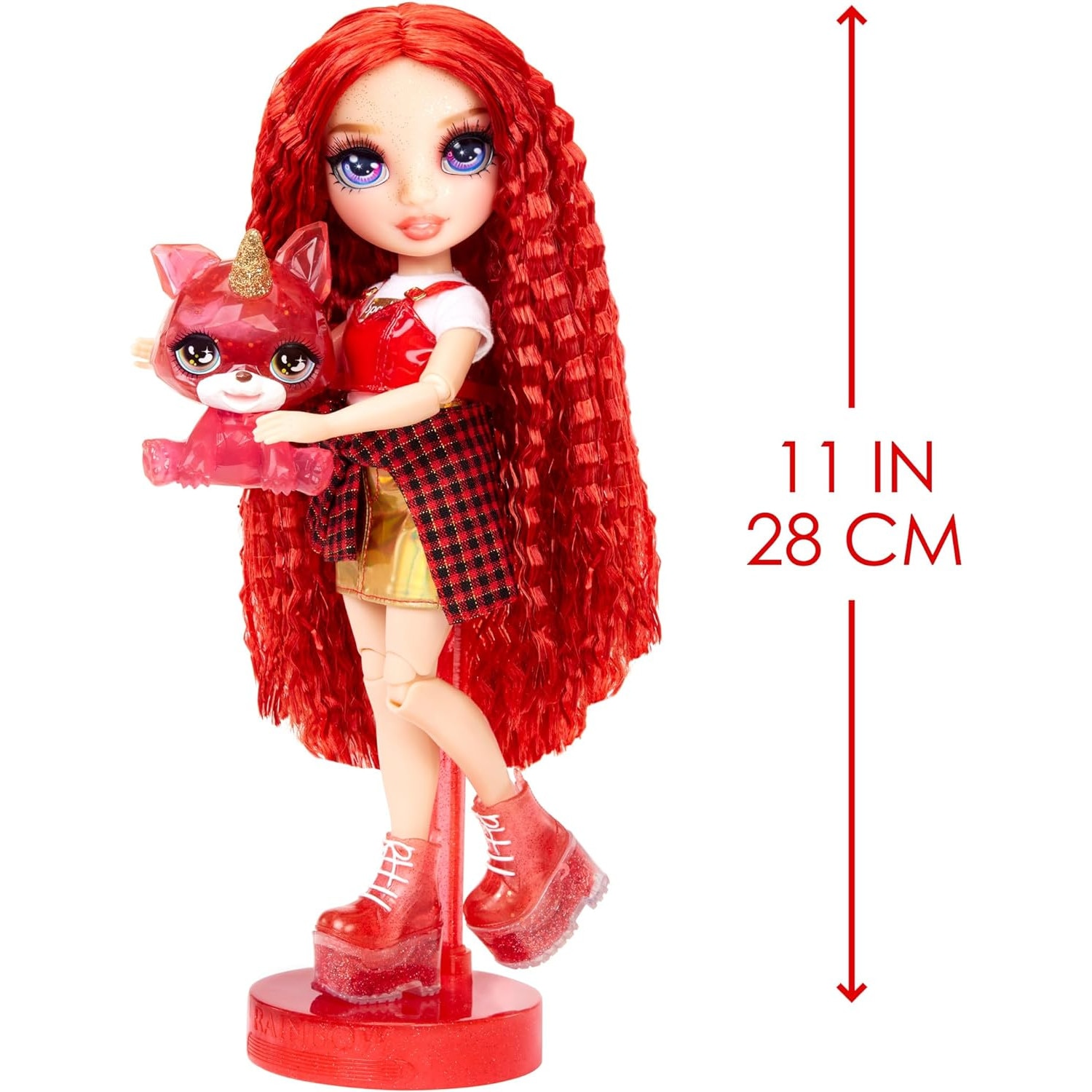 Papusa Rainbow Ruby Anderson 28cm cu animalut - eMAG.ro