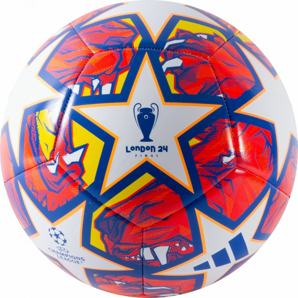 Minge fotbal Adidas Finale UCL 24 Training, alb/rosu, marimea 5 - eMAG.ro
