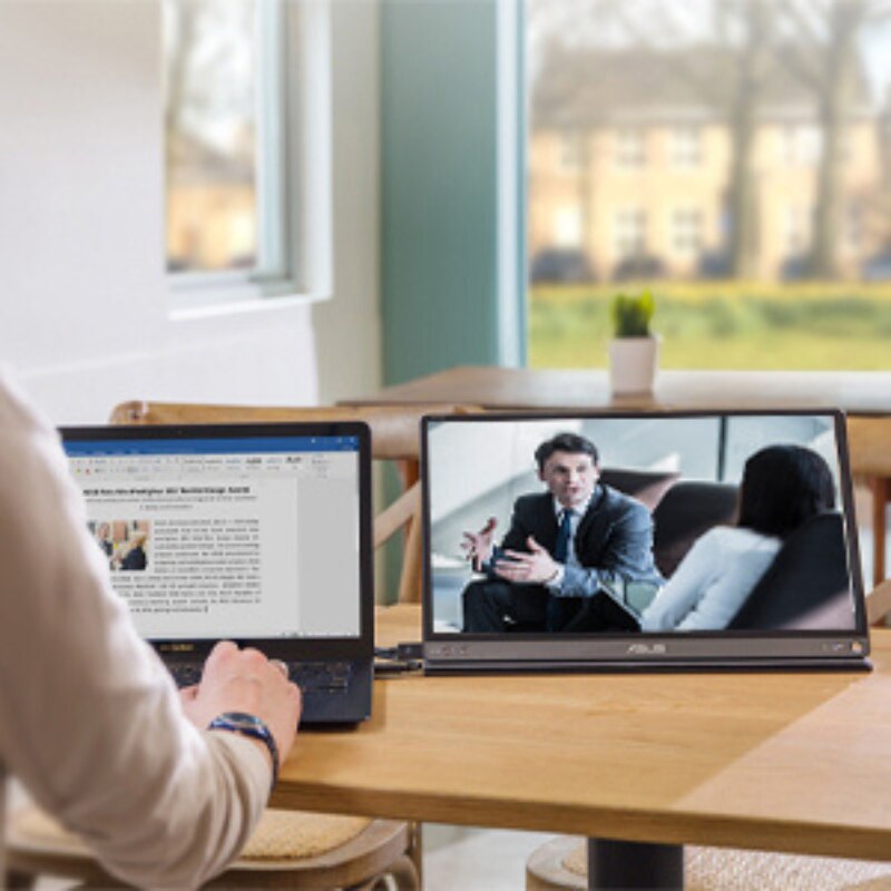 Monitor portabil BLOOMANT 15.6 inch, Touch screen, 4K Ultra HD, 3840* ...