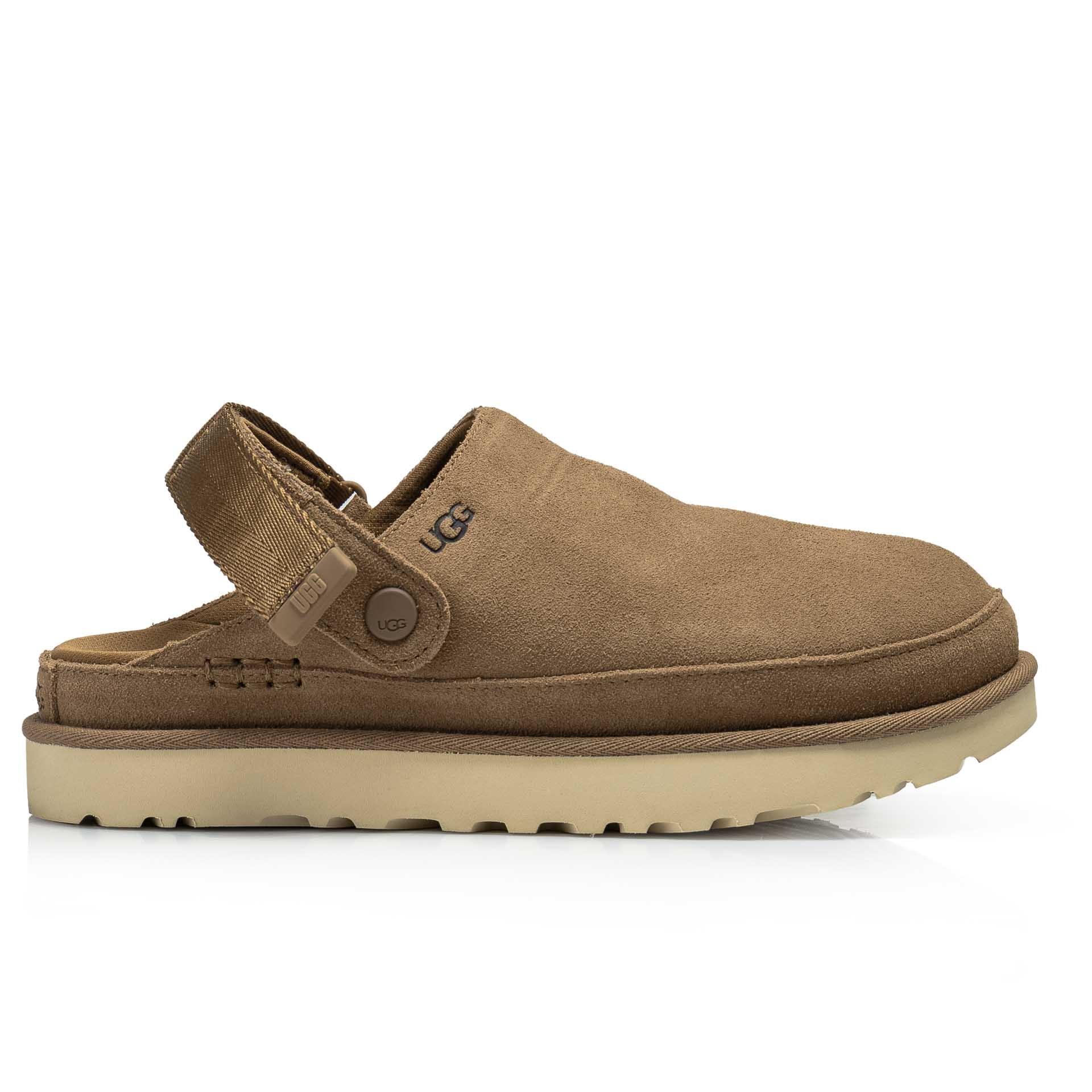 Saboti dama, UGG, Goldenstar Clog, Piele intoarsa, Maro, 36 EU - eMAG.ro