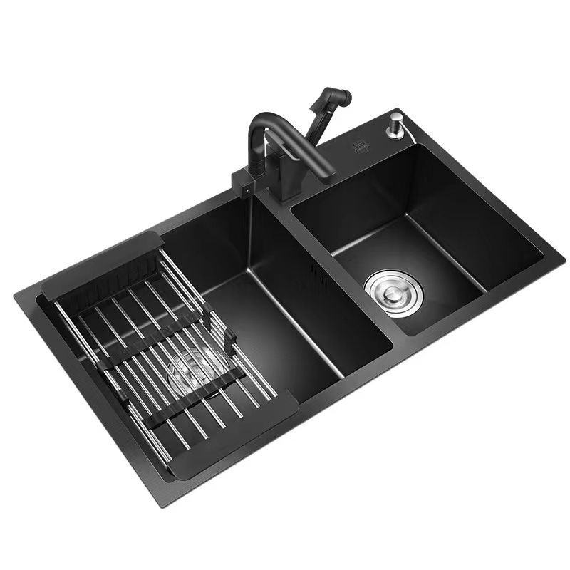 Chiuveta inox multifunctionala cu accesorii incluse HSS 7545, 75x45x19 ...