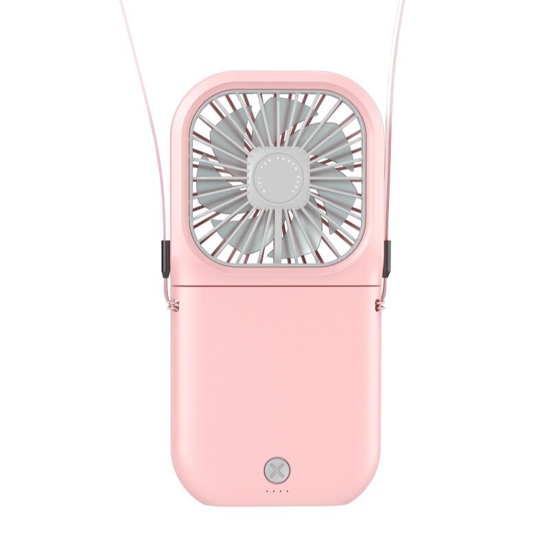 Ventilator portabil, ZYuuan, Pliabil, USB, 3000MAH, 3 trepte viteza, Roz - eMAG.ro