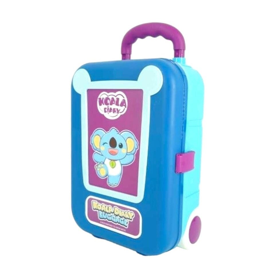 Set bucatarie portabila tip troller pentru fetite, + 3 ani, Roz Hello ...