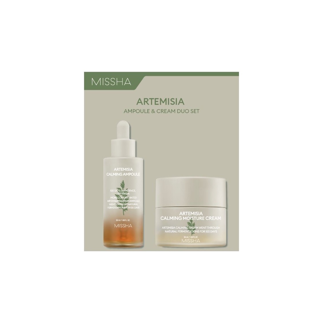 Set ser & crema (cu extract de pelin), Missha, 100 ml - eMAG.ro