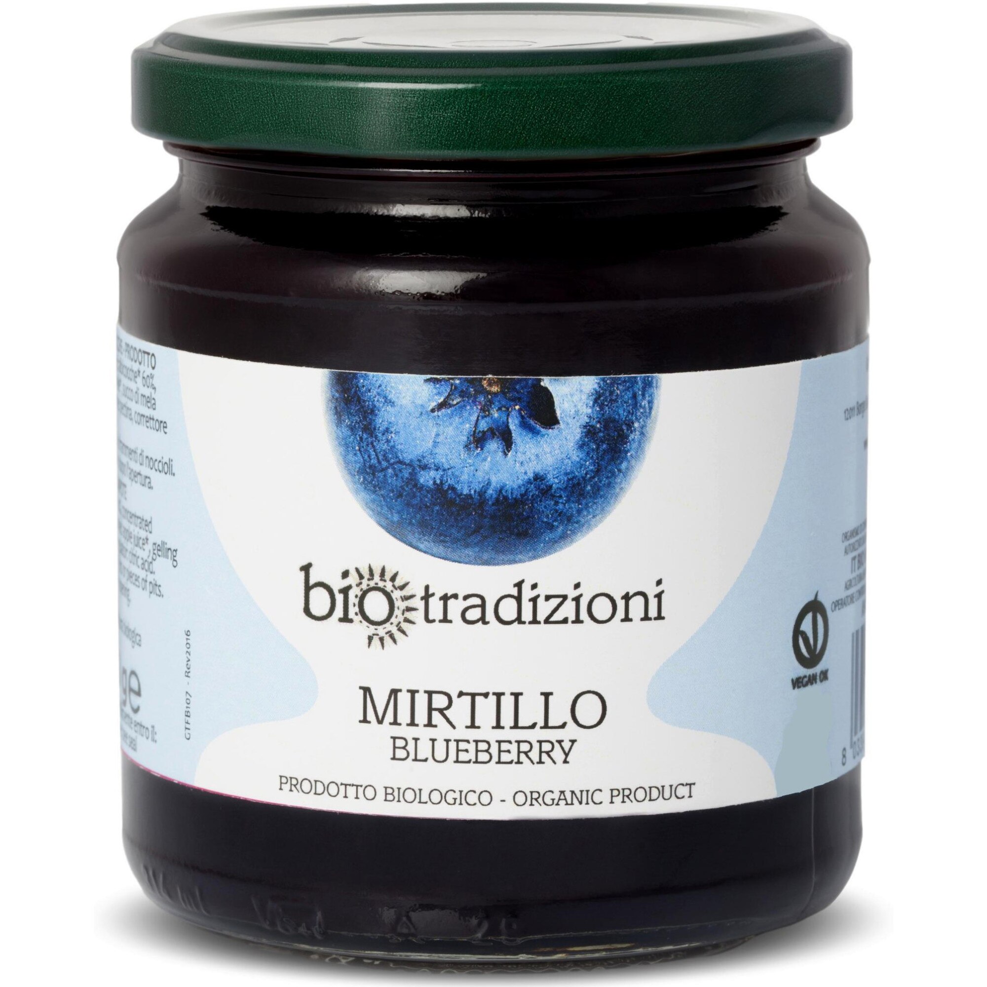 Gem BIO de afine, fara zahar Bio Tradizioni 320g - eMAG.ro