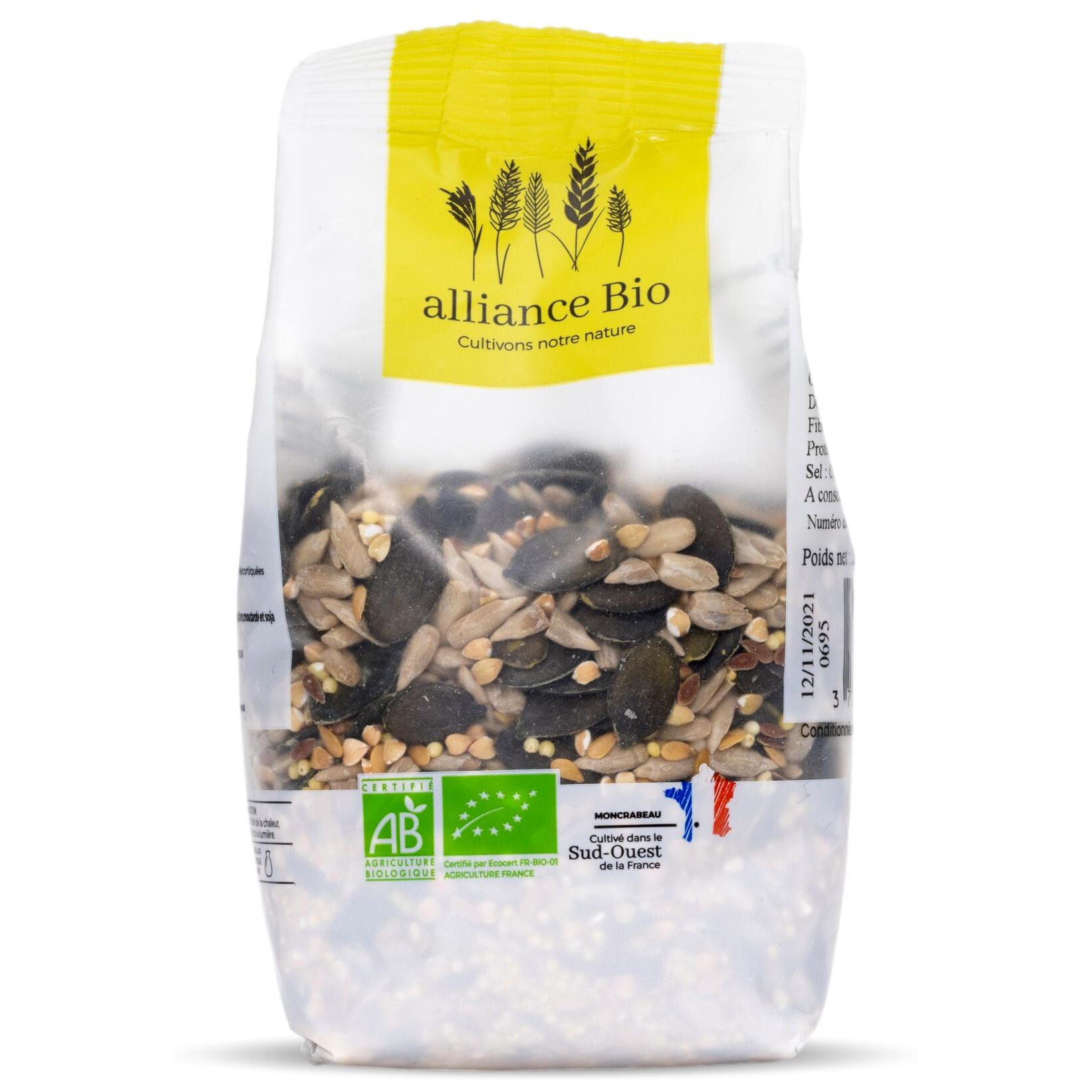 Amestec seminte BIO pentru paine Alliance Bio 250g - eMAG.ro