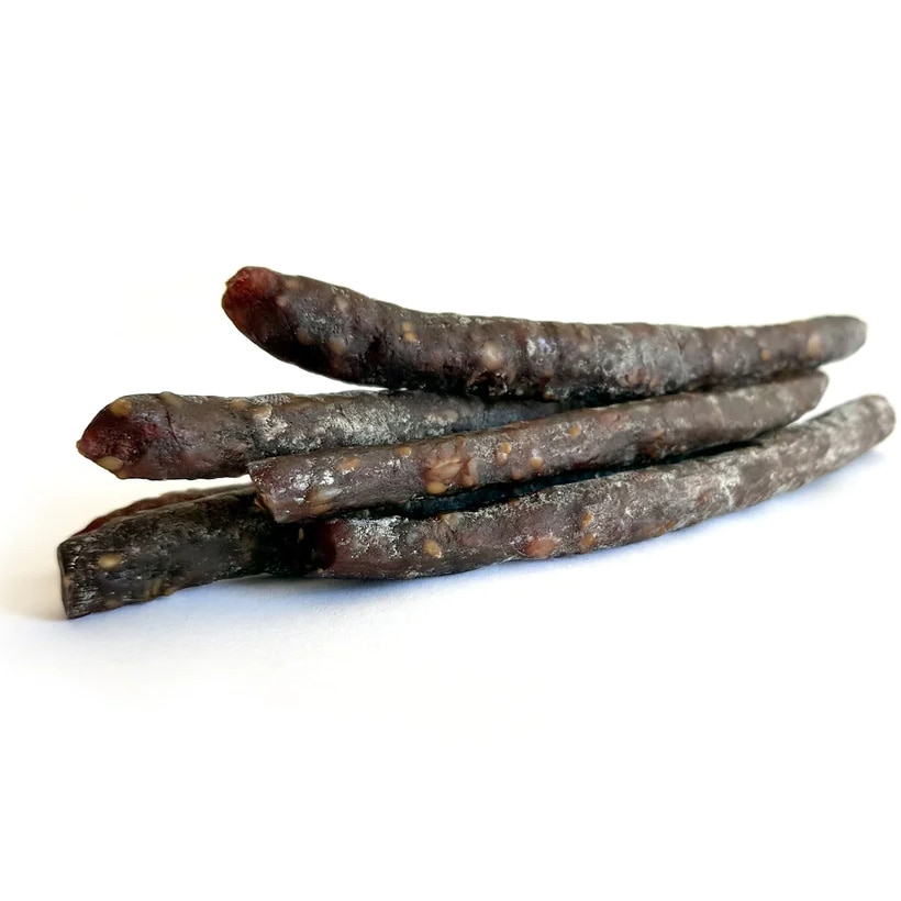 Sticksuri BIO din carne de vita cu usturoi si ciuperci shiitake(43% ...