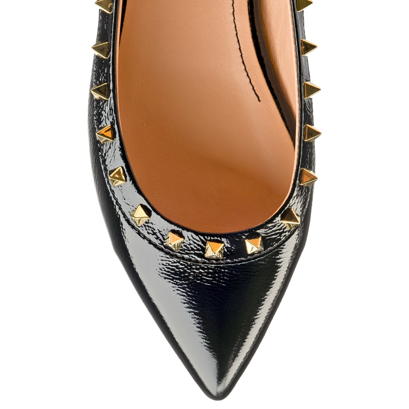 Balerini dama Musette HEIDI A10, Piele naturala/Piele lacuita, negru ...