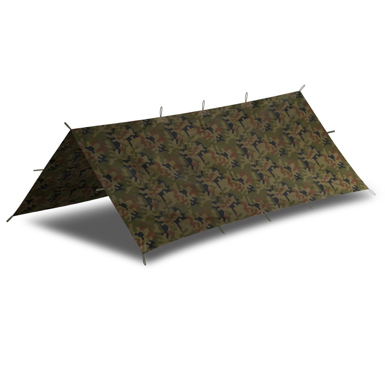 Tarp camping Helikon-Tex Supertarp Small, material ripstop, camuflaj PL ...