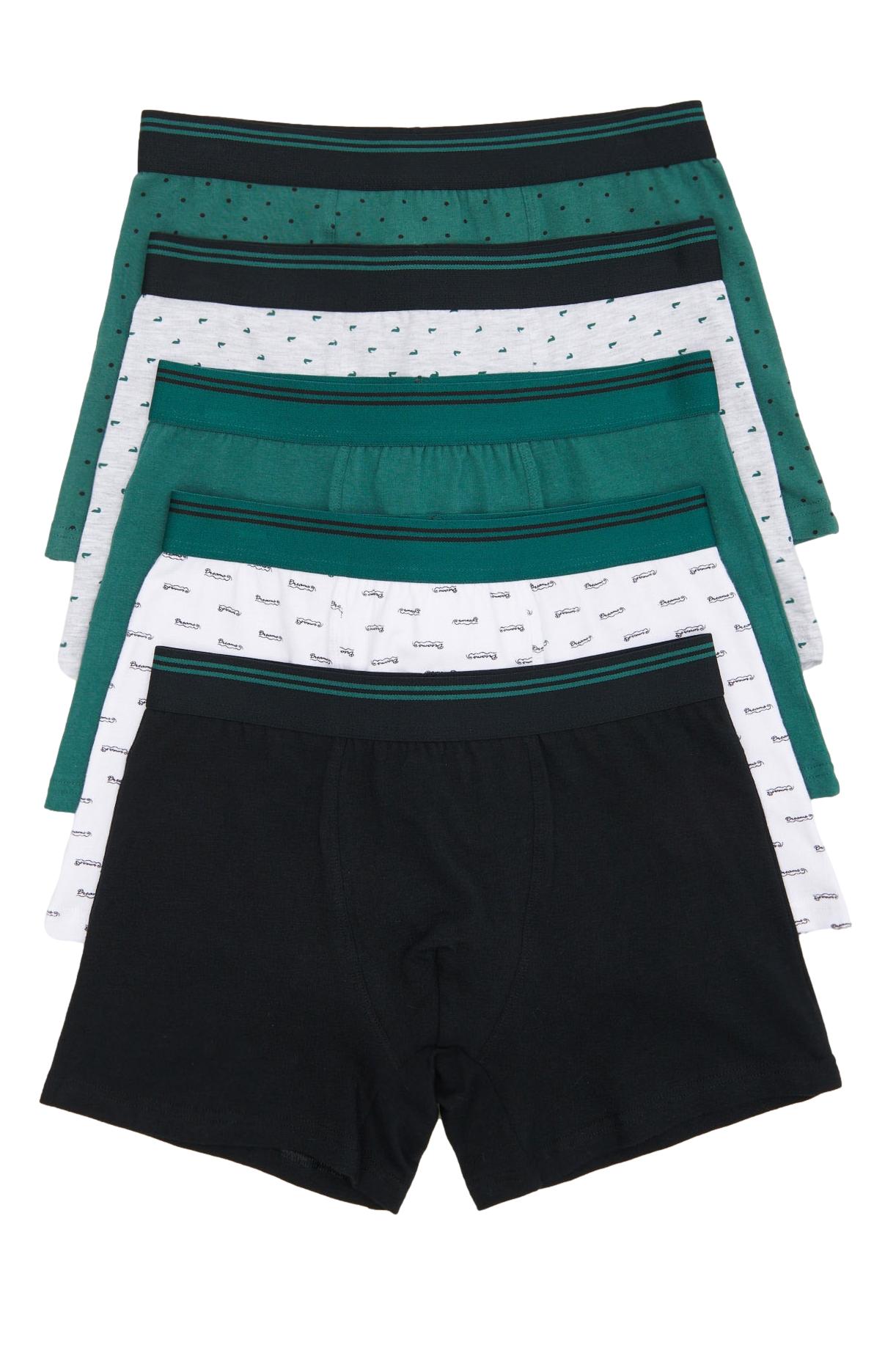 Set 5 boxeri barbati Sinsay Forests, Multicolor, L - eMAG.ro