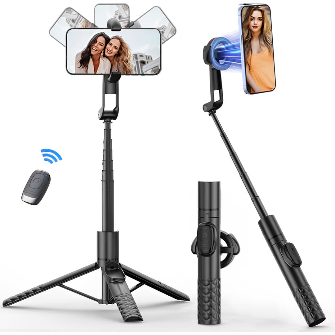 Trepied Foto Telescopic, BYONDSELF®, Suport Magnetic Pentru Telefon ...