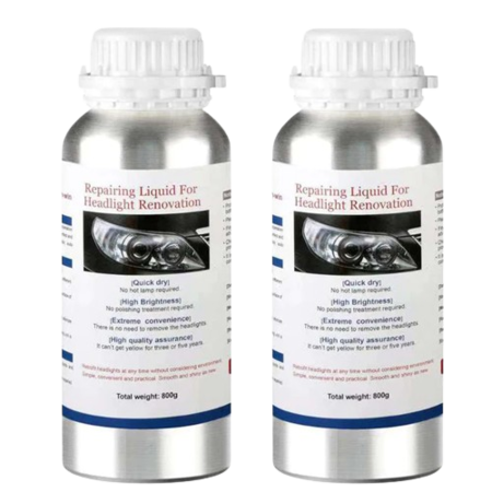 Set 2 bucati, Lichid polimer, Pentru restaurarea farurilor de masina ...