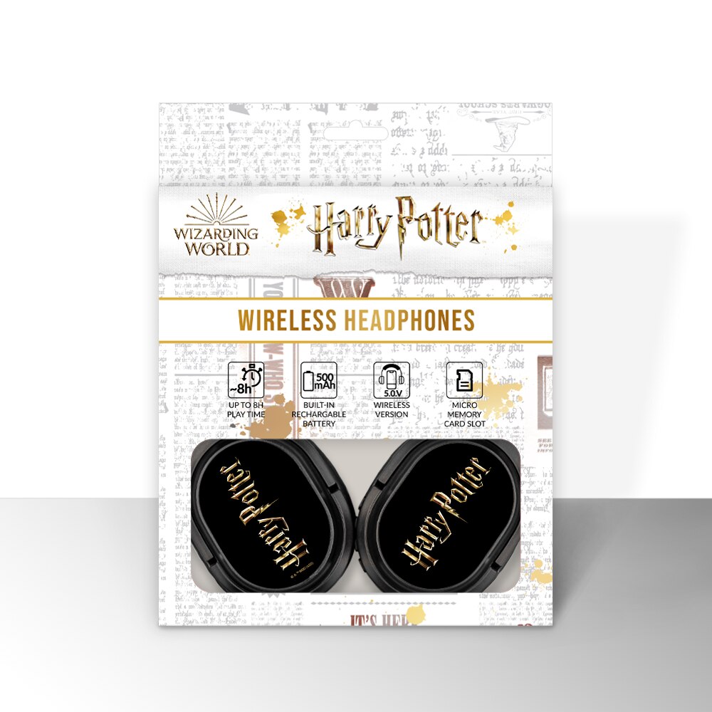 Casti fara fir, Harry Potter Model 045 Galben - eMAG.ro