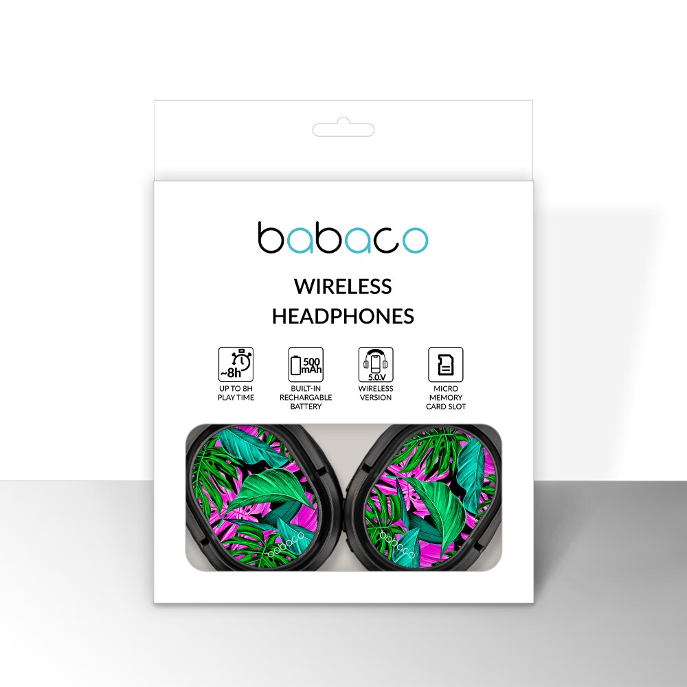 Casti fara fir, Model Plants 004 Verde - eMAG.ro