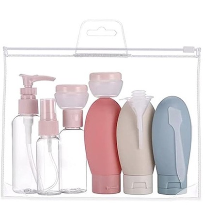 Set recipiente calatorie, Silicon, 11 Piese, Multicolor - eMAG.ro
